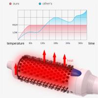 China Hair Styler One Step Rotating Air Styling Brush Short Dryer And Straightener for sale