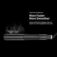China 4 In 1 Steam Electric Ceramic Flat Iron Steam Hair Straightener OEM Custom Private Label for sale