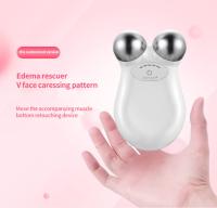 China Double Chin Electric Face Massager Heat Skin Tighten Anti Wrinkle Anti Aging for sale