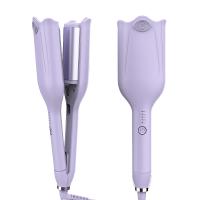 China Ceramic Barrel Hair Curling Waver 32mm French V Shaped Deep Grooves Roll 140C - 230C for sale