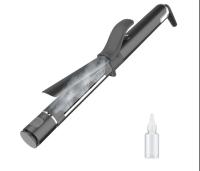 China PTC Fast Heat Up LED Hair Curler Titanium Iron Tong 32mm With Clip for sale