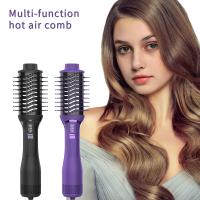 China Automatic Air Wrap Hot Air Blow Dry Brush Set 3 In 1 Straightener Comb Styler Curler for sale