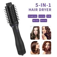 China 3 Speed Hot Air Styling Brush Electric 3 In 1 Dryer Brush 1000W for sale