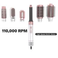 China Professional 6 In 1 Ionic Hot Air Styling Brush One Step Hair Dryer And Volumizer for sale