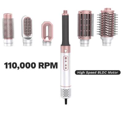 China Professional 6 In 1 Ionic Hot Air Styling Brush One Step Hair Dryer And Volumizer for sale