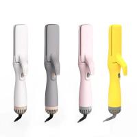 China PTC Heater / MCH Heater Straighening Dryer Brush Hot Air Comb For Women for sale