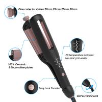 China Fast Heating Egg Roll Curling Iron Hair Curler PTC 60 Seconds 4gear Adjustable Magic for sale