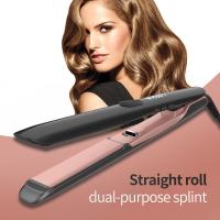 China Touch Screen Digital Titanium Plate Hair Straightener With Cord / Custom Logo for sale
