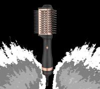 China 3-In-1 Brush Dryer Water Droplets Hot Air Blow Dryer Brush In One Water Droplets Brush Dryer For All Hair Types for sale