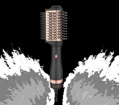 China 3-In-1 Brush Dryer Water Droplets Hot Air Blow Dryer Brush In One Water Droplets Brush Dryer For All Hair Types for sale
