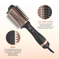 China 3-In-1 Brush Dryer Water Droplets Hot Air Blow Dryer Brush In One Water Droplets Brush Dryer For All Hair Types for sale