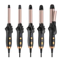 China Hair Rollers Mini Iron Hair Crimper Iron Portable Small Size Wave Tiny 22mm 25mm Hair Curler Roller Set With Logo for sale