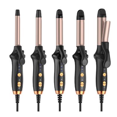 China Hair Rollers Mini Iron Hair Crimper Iron Portable Small Size Wave Tiny 22mm 25mm Hair Curler Roller Set With Logo for sale