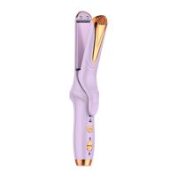 China 2 In 1 Hair Straightener And Curler Ceramic Hair Care And Styling Iron Hair Curling Led Temperature Wireless Machine for sale
