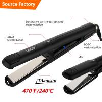 China Titanium Hair Straightener Iron 470 Degree MCH High Temperature for sale