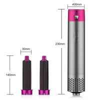 China 1000W 5 In 1 Multifunctional Interchangeable Hot Air Brush / Heated Blow Dry Brush for sale