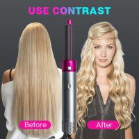 China 1000W 5 In 1 Multifunctional Interchangeable Hot Air Brush / Heated Blow Dry Brush for sale