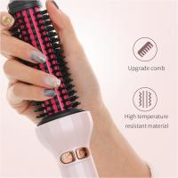 China 220-240V 32W Automatic Steam Hair Curler Curling Iron Round Brush for sale