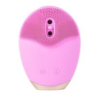 China IPX6 500mAh Silicone Vibrating Face Cleanser / Automatic Face Wash Brush for sale