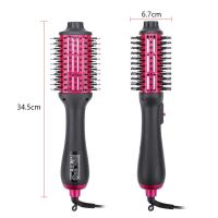 China MESKY One Step Oval Mini Handle Rotating Hair Brush Dryer For Short Hair for sale