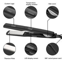 China ETL 2.5M cord Electric Ceramic Hair Straightener For Curls Private Label for sale