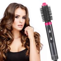 China FCC ETL 4 In 1 Hot Air Styling Brush Straightener Curling Styling One Step for sale