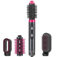 China FCC ETL 4 In 1 Hot Air Styling Brush Straightener Curling Styling One Step for sale