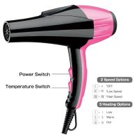 China Rohs 230V Negative Ionic AC Hair Dryer With Diffuser And Concentrator for sale