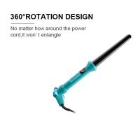 China Ceramic Coating 220℃ 430℉ Electric Hair Curler 1.25 Inch Curling Iron for sale