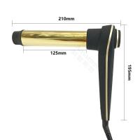 China Professional 1 Inch Barrel Electric Hair Curler 24k Gold For Long Lasting for sale