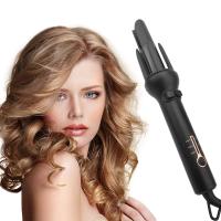 China 45W 1inch Automatic Rotating Curling Iron Tourmaline Ceramic Curling Wand for sale