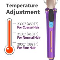 China Rohs 3C 400° F Hair Styling Tools Ceramic Coating 25mm Barrel Curling Wand for sale
