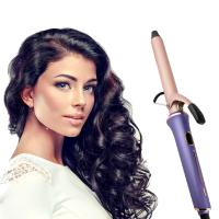 China Rohs 3C 400° F Hair Styling Tools Ceramic Coating 25mm Barrel Curling Wand for sale