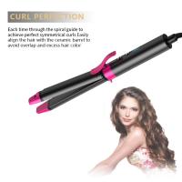China 45W 28mm 2 In 1 Hair Curler And Straightener for sale