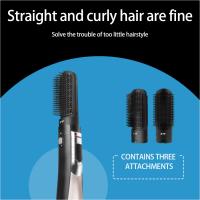 China FCC 1000Watt Volumizer 3 In 1 Hot Air Brush Negative Ion Hair Dryer Brush for sale