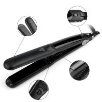 China High Temperature Vapor Steam Ceramic Hair Straightener And Curler 2 In 1 40W for sale