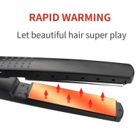 China ROHS certified PTC Heater Ceramic Hair Straightener 1.25 Inch Flat Iron for sale