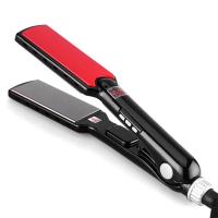 China 1.25inch Bedazzled Flat Iron Steampod Hair Straightener With Led Display for sale