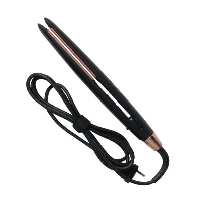 China Gold Color LCD Display Hair Styling Tools 40W Infrared Hair Straightener for sale