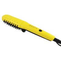 China 5 Heat Levels Frizz Free PTC Heating Ionic Hair Straightener Brush 180-230C for sale