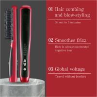 China ROHS ETL certified Simple Hair Styling Tools Electric Hair Straightener Comb for sale