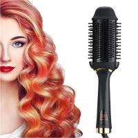 China Professional 180C-230C Hair Styling Tools Ceramic Hair Brush Straightener for sale