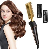 China LED Display 450F electric hot comb / Electric Pressing Comb For Black Hair for sale