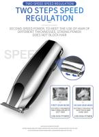 China Salon Use DC5V 5W Cordless Hair Trimmers Wireless Hair Clippers Low Noise for sale