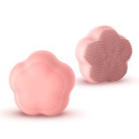 China Flower IPX6 Waterproof Silicone Electric Facial Cleanser 180mAh for sale