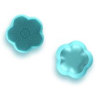 China Flower IPX6 Waterproof Silicone Electric Facial Cleanser 180mAh for sale