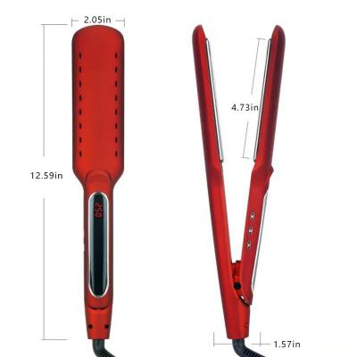China 1.75 Inch MCH Heater Titanium Hair Straightener For Thick Hair 240℃ 480℉ for sale