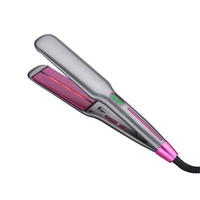 China 1inch 1.75inch Tourmaline Coated Hair Straightener Infrared Anion Hair Straightener for sale