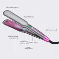 China 1inch 1.75inch Tourmaline Coated Hair Straightener Infrared Anion Hair Straightener for sale