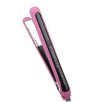 China Purple Mirror  80~230℃ PET 1 Inch Titanium Flat Iron For 4c Hair for sale